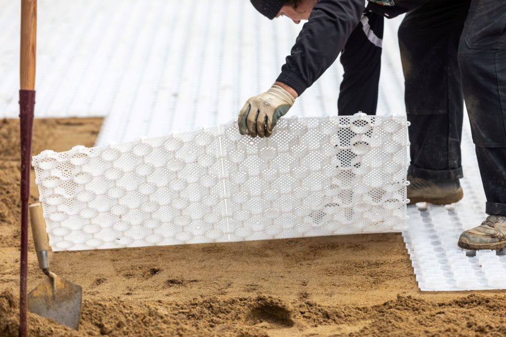 Gravelrings system laying - Professional Builder