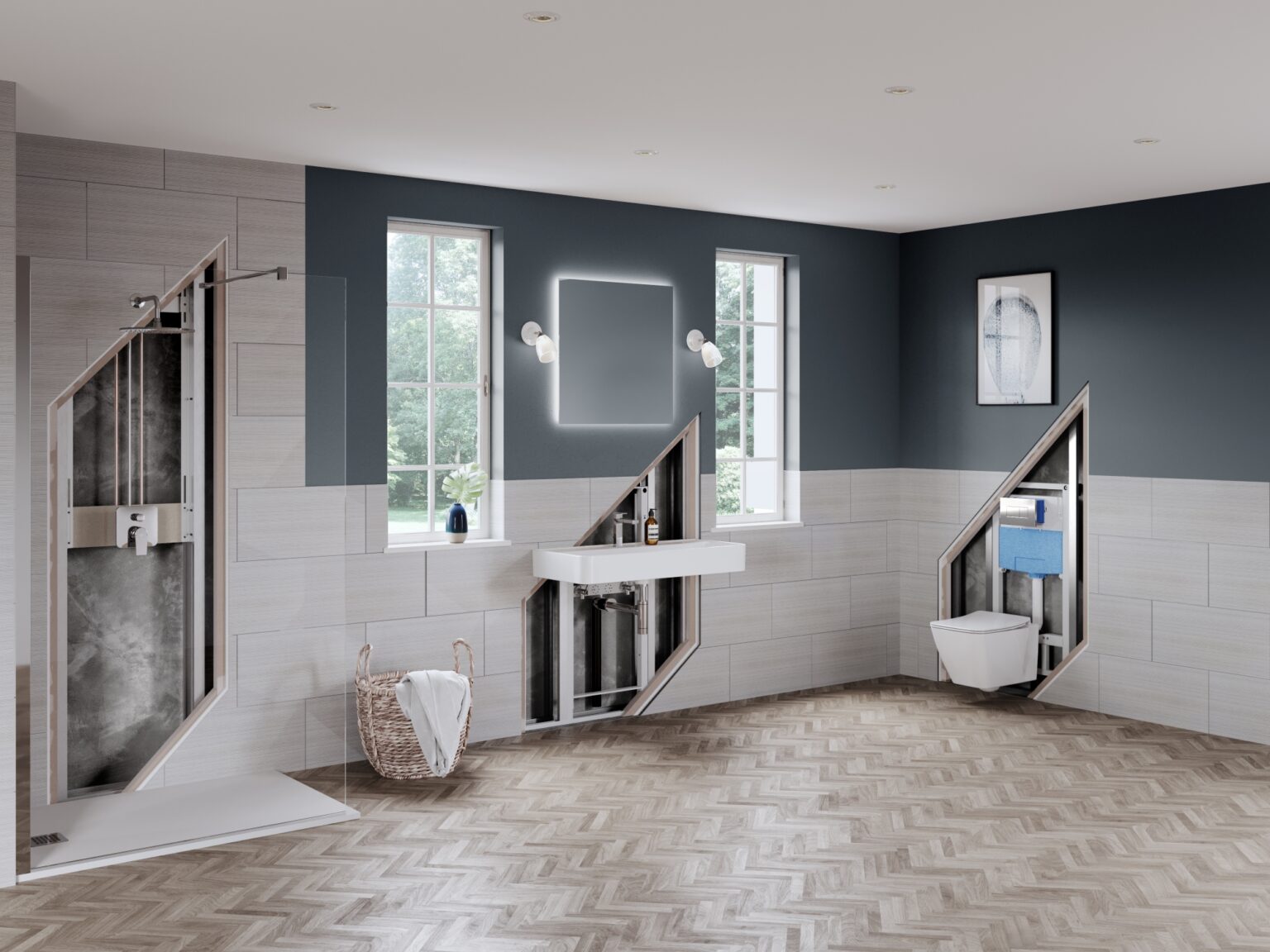 How to fit bathrooms in tight spaces - Professional Builder