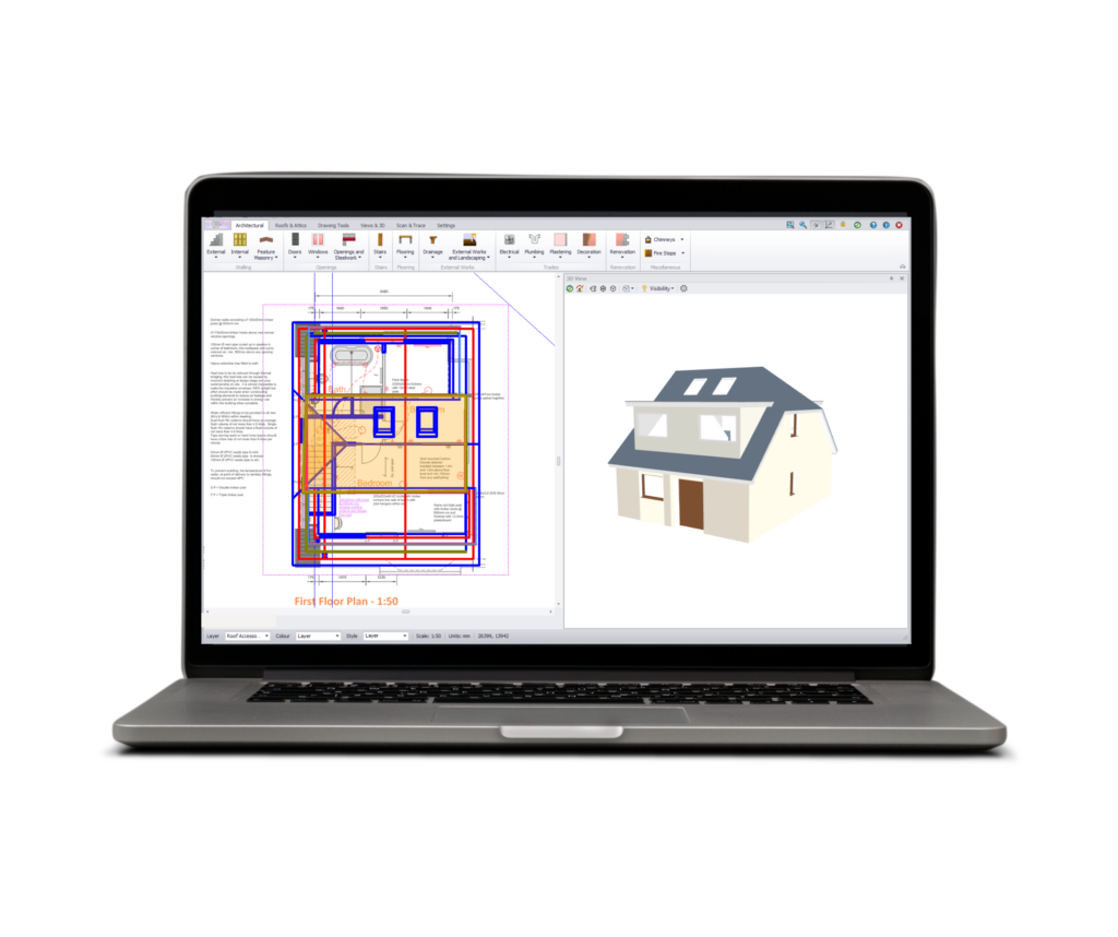 Sample take-off in PlansXpress - Professional Builder