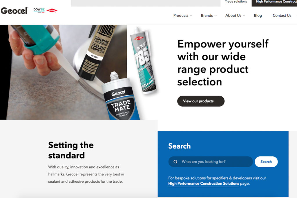 Geocel launches brand-new website - Professional Builder